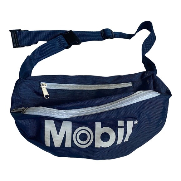 Mobil | Bags | Vintage Exxon Mobil Fanny Pack Belt Waist Bag Gas ...